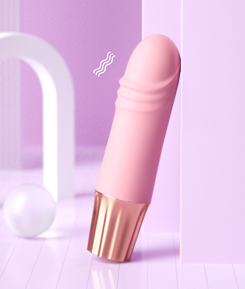 Spiral Mushroom Shaped Mini Vibrator 1127